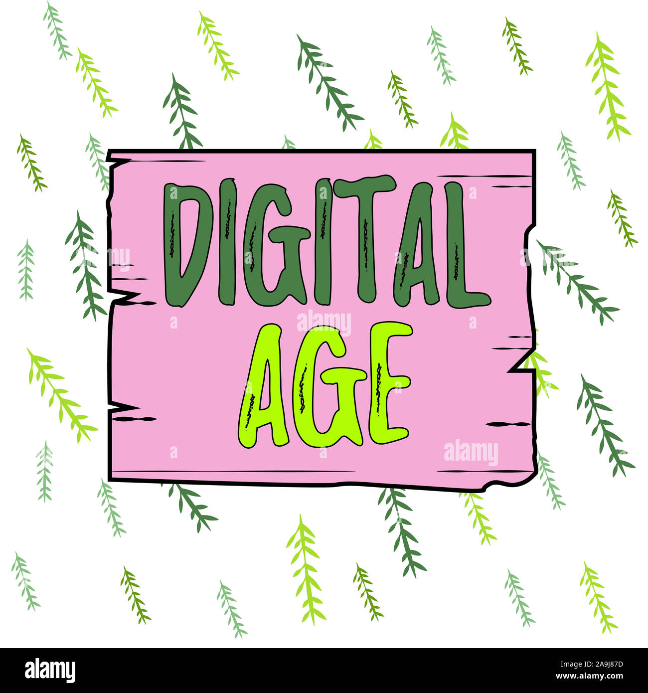 Handwriting text digital conceptual Cut Out Stock Images & Pictures - Alamy