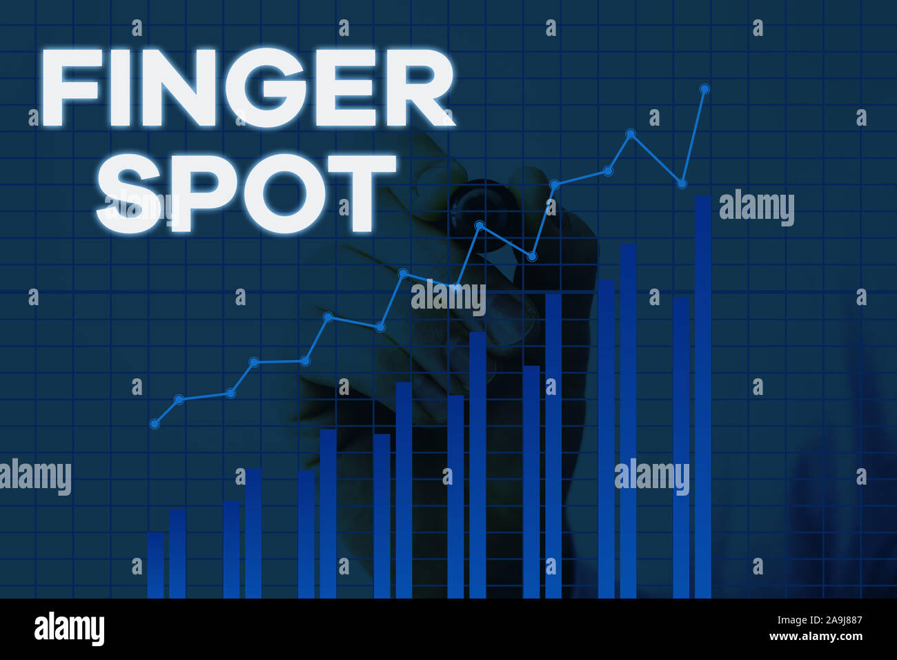 Handwriting text writing Finger Spot. Conceptual photo Small ...