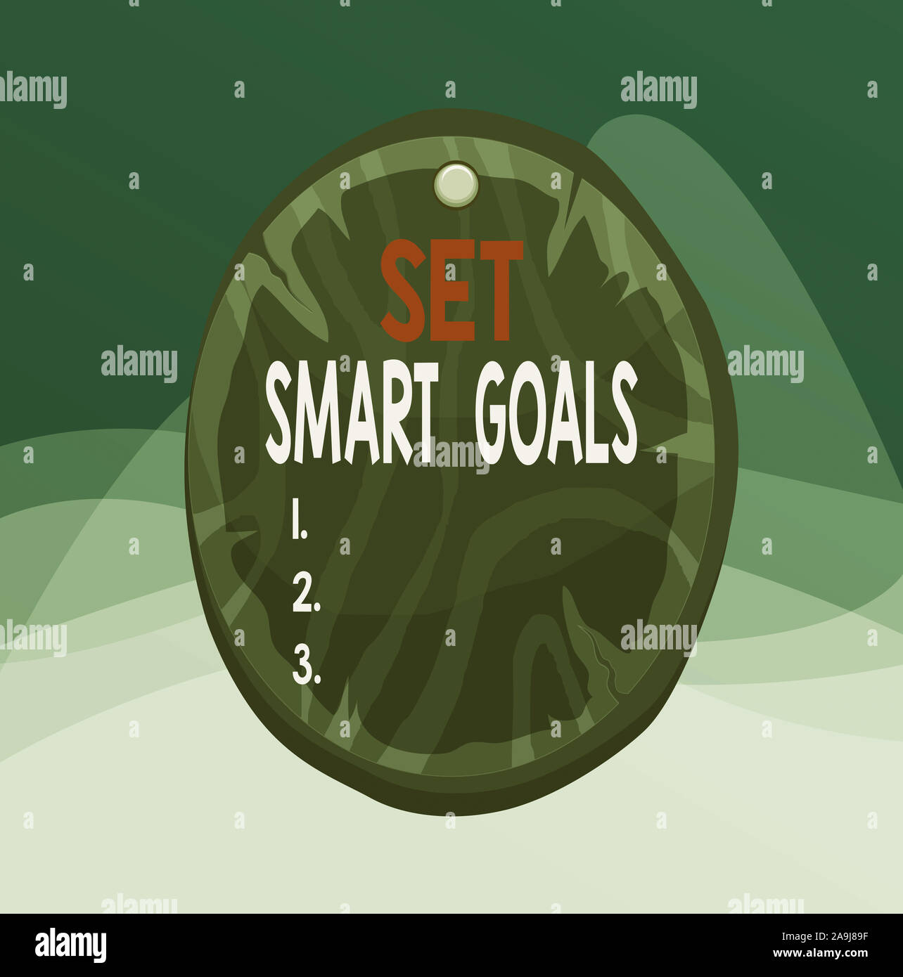 Writing note showing Set Smart Goals. Business concept for giving ...