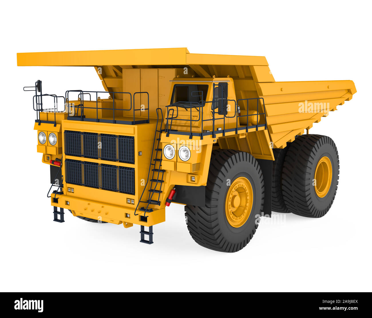 Mining Haul Truck Isolated Stock Photo - Alamy