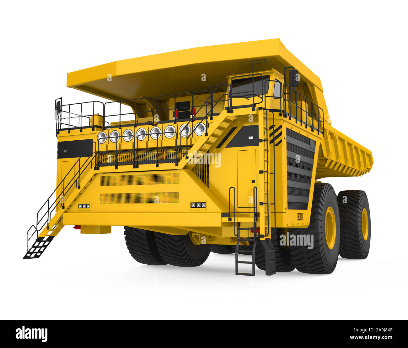 Mining Haul Truck Isolated Stock Photo - Alamy