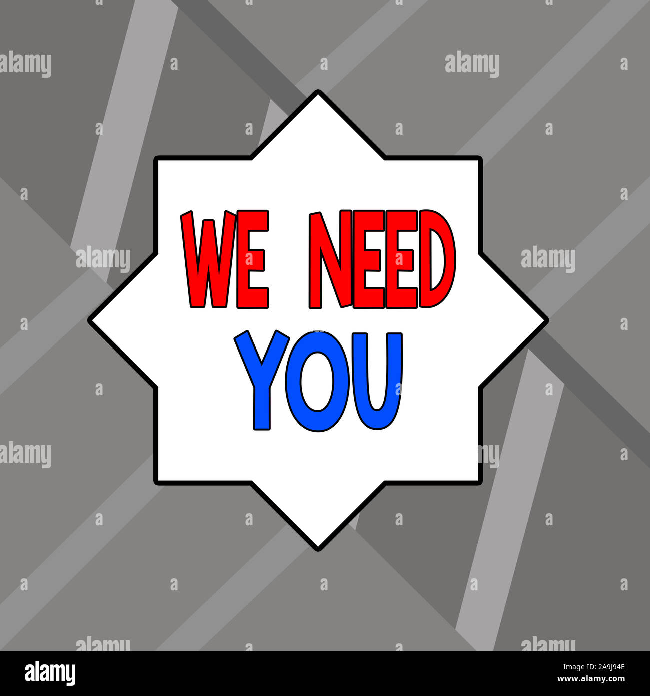 Word writing text We Need You. Business photo showcasing to fulfill the ...