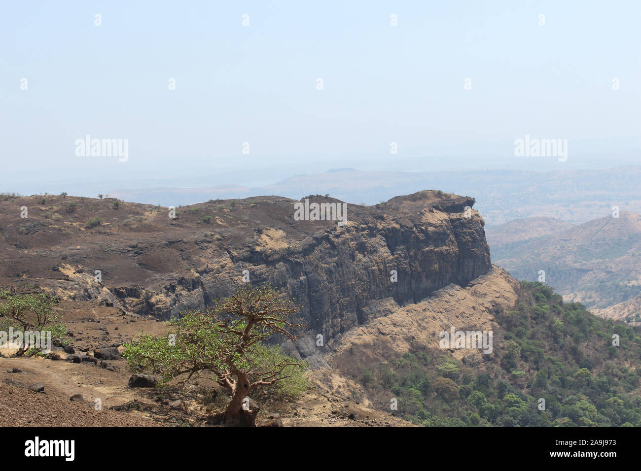 Brahmagiri hill view, Trimbakeshwar, Nashik, Maharashtra, India Stock ...