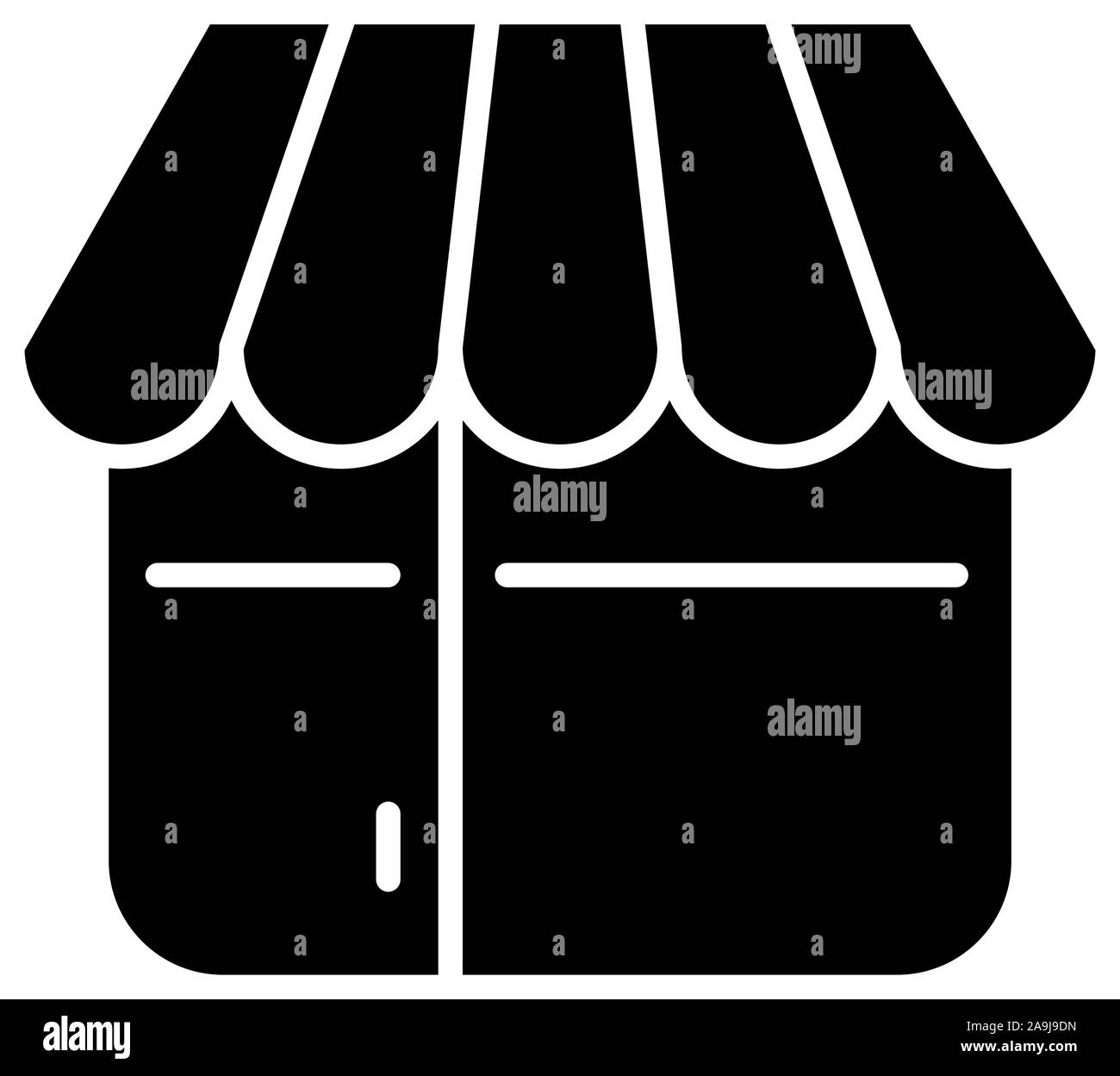 Modern facade open windows Stock Vector Images - Alamy