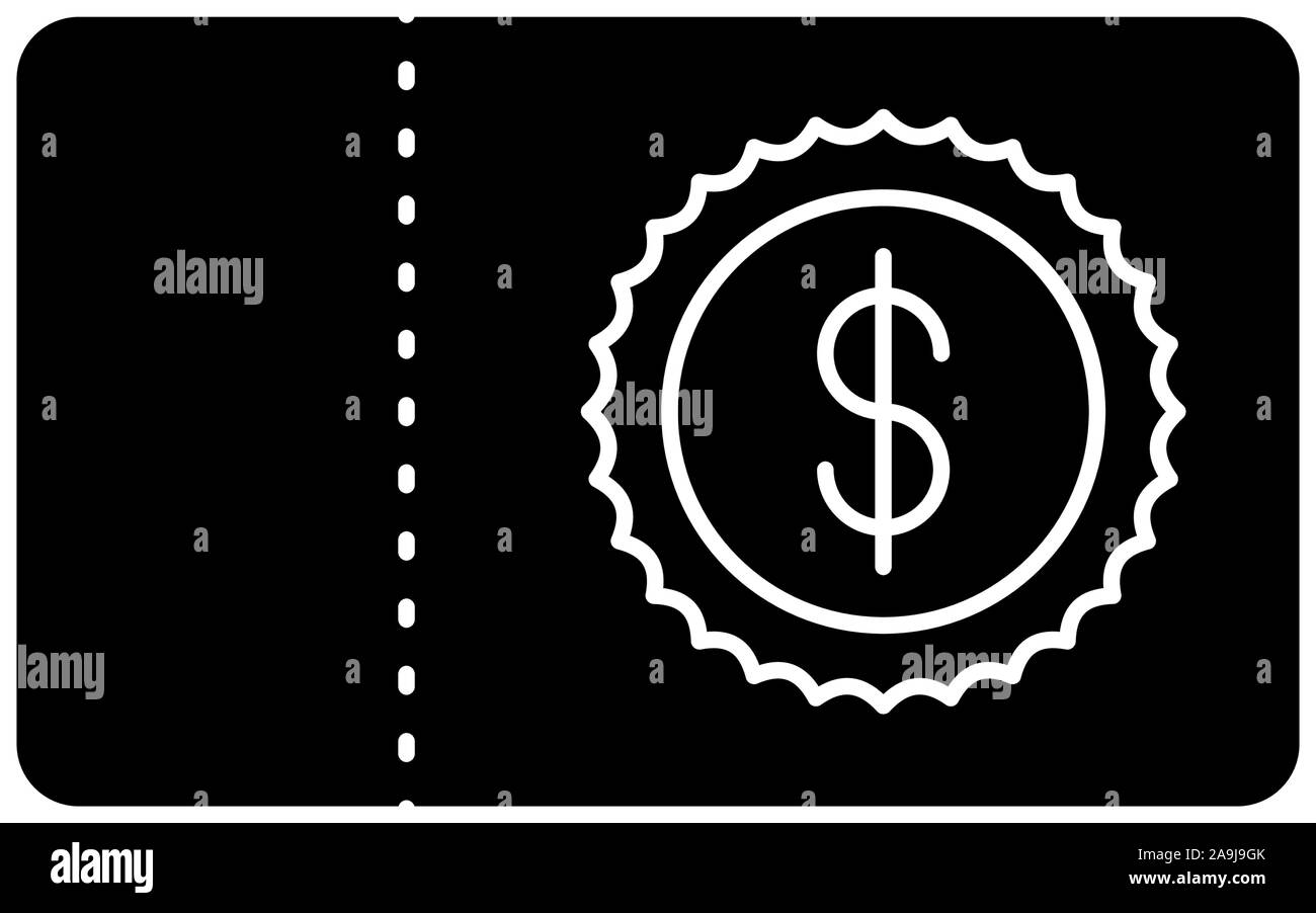check bank note with money symbol Stock Vector Image & Art - Alamy