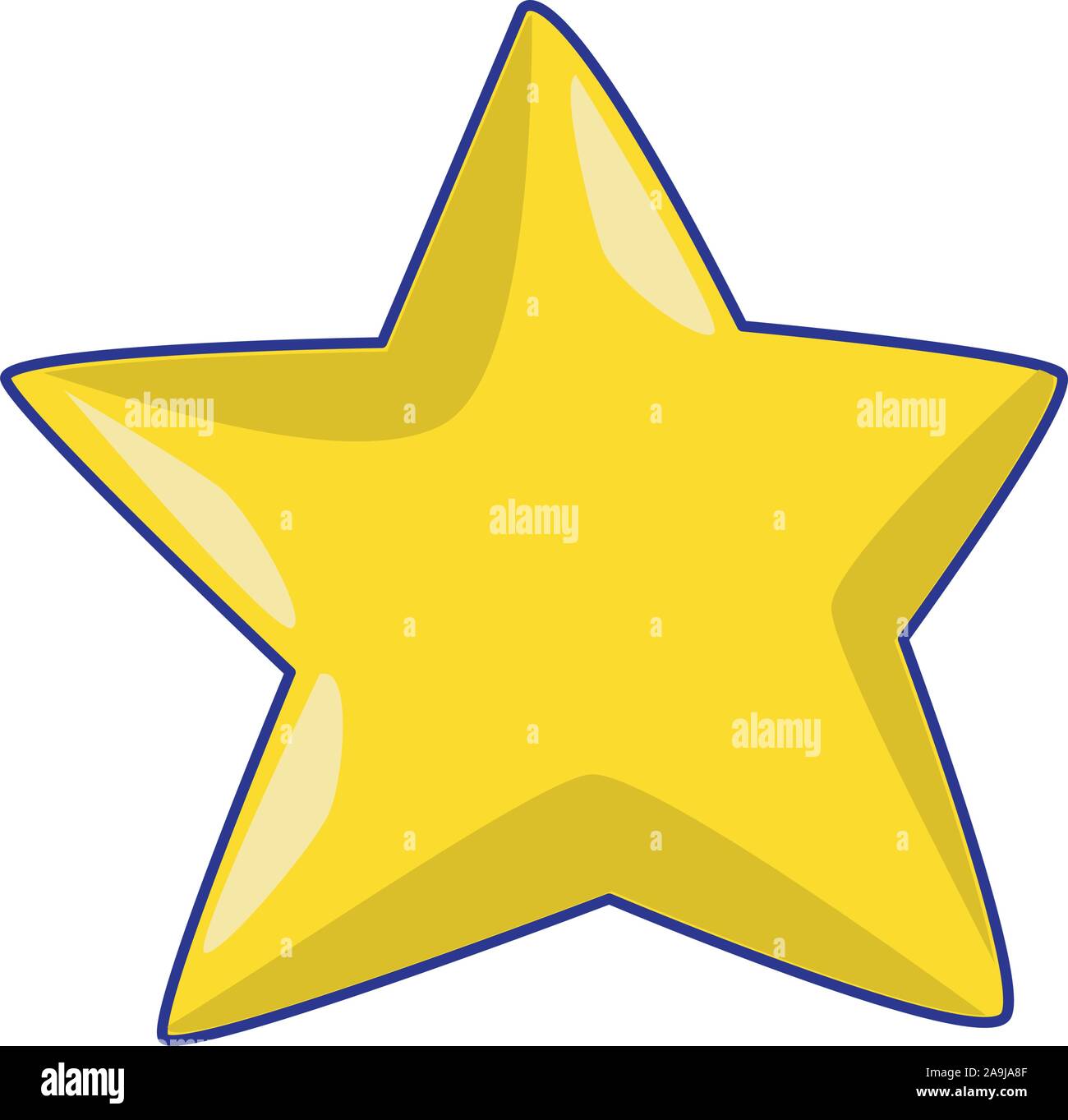 yellow star icon, flat design Stock Vector Image & Art - Alamy