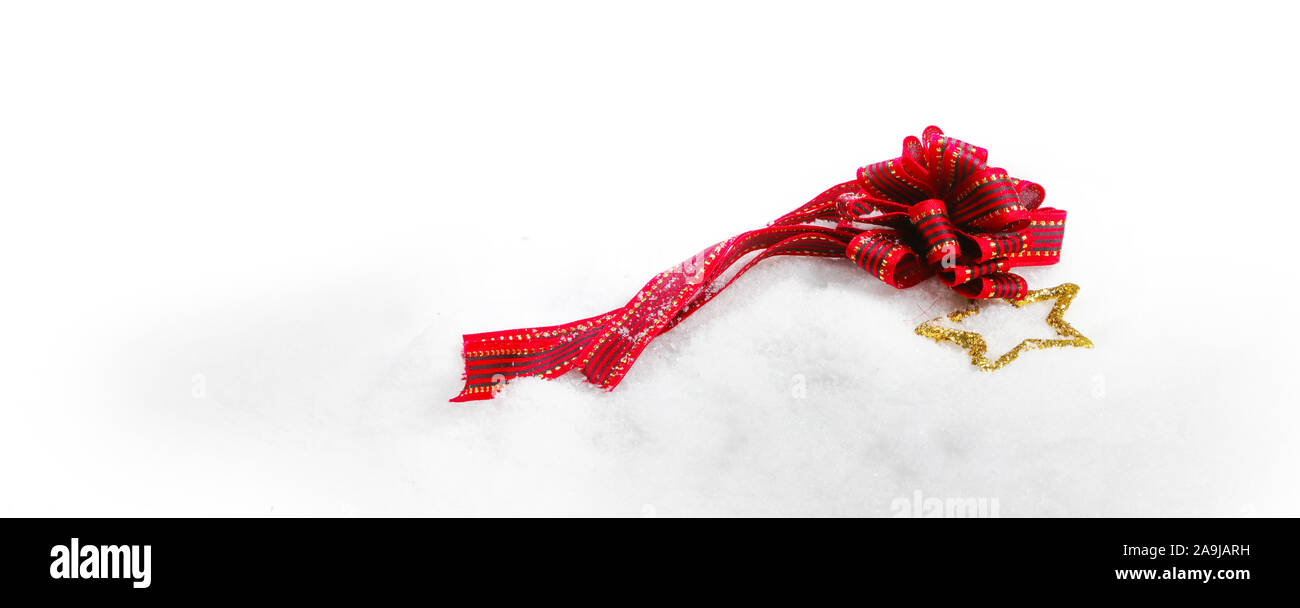 Artificial snow ribbon hi-res stock photography and images - Alamy