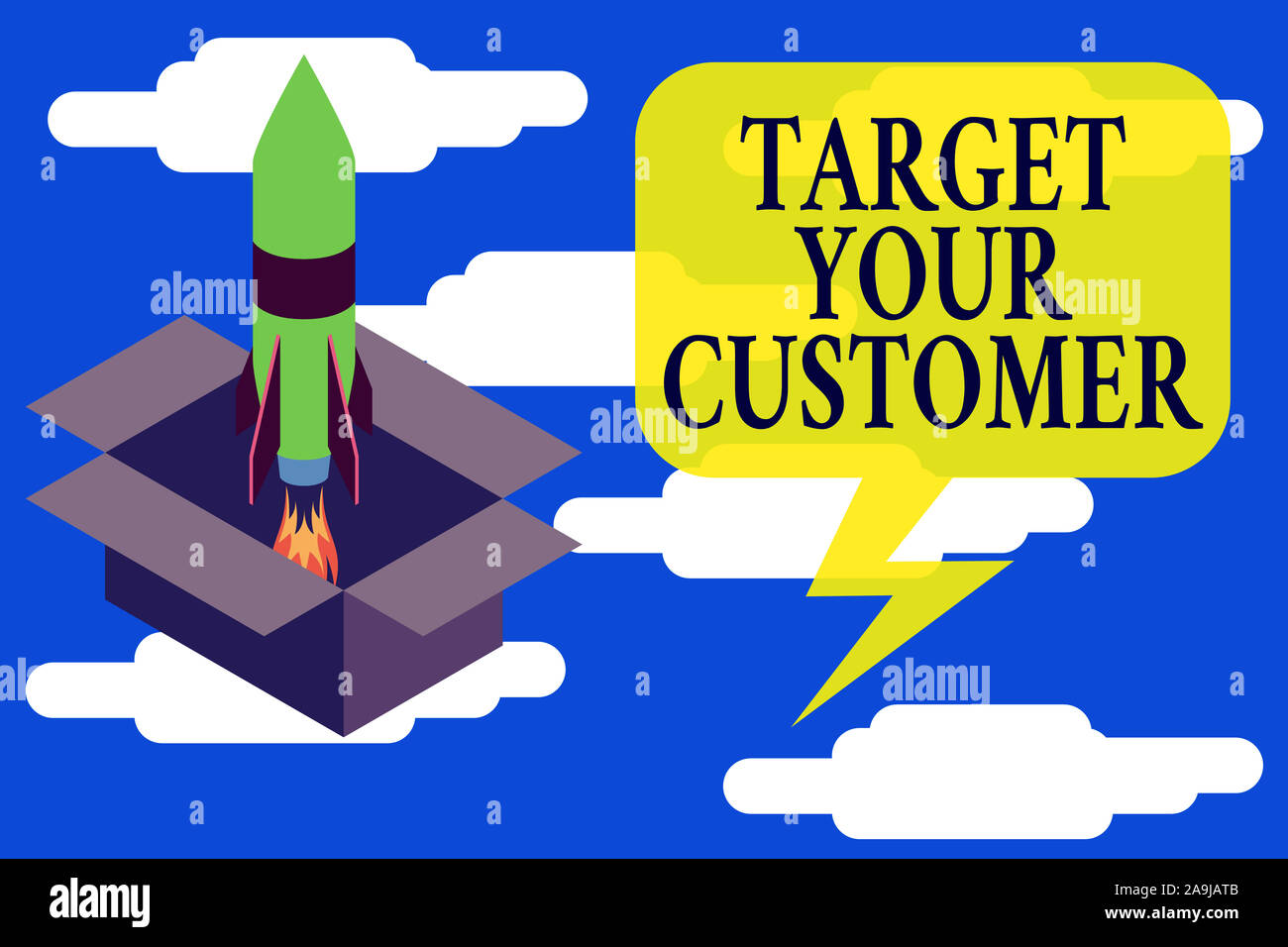 Conceptual hand writing showing Target Your Customer. Concept meaning ...