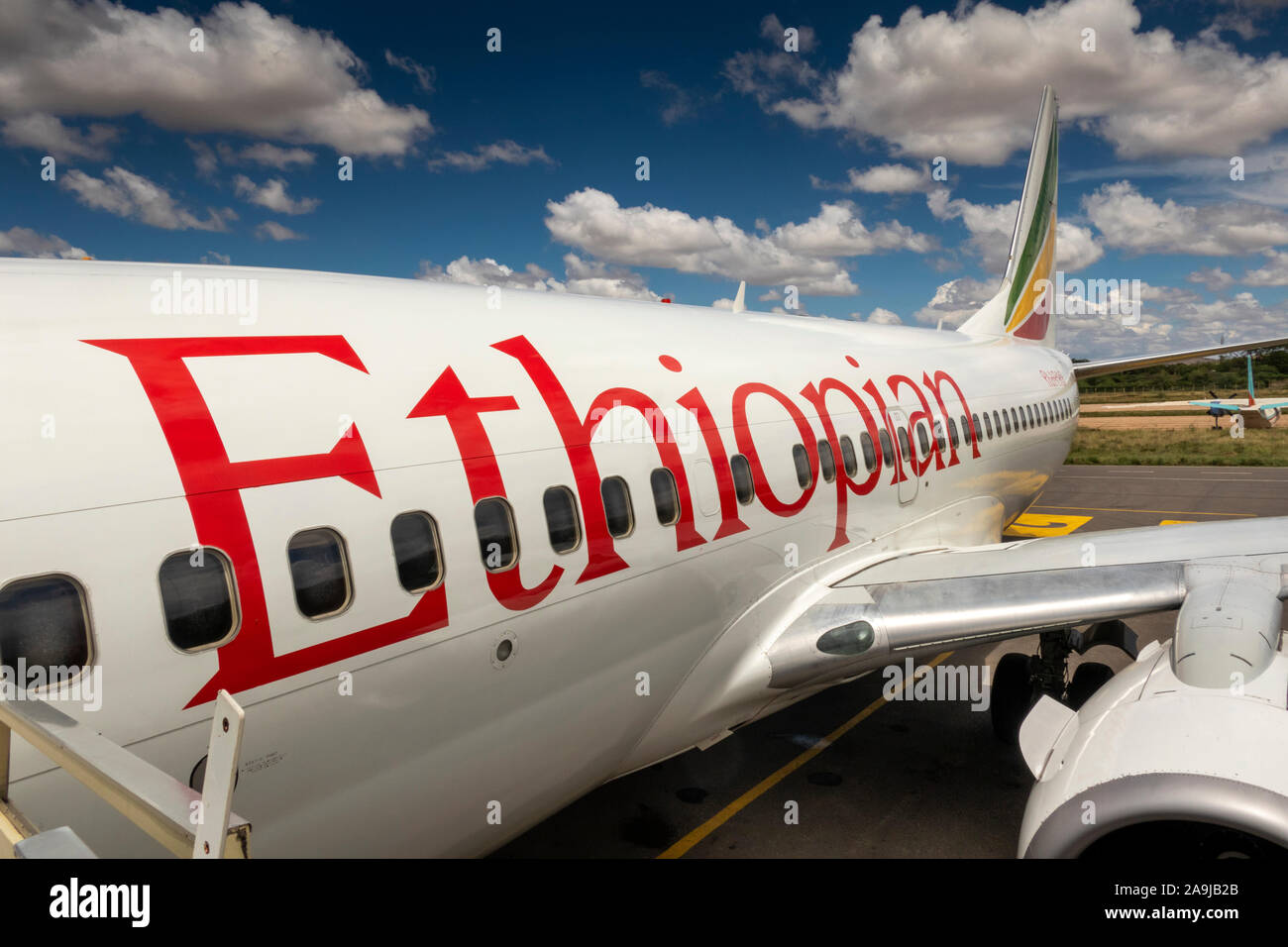 Ethiopian airlines boeing 737 hi-res stock photography and images - Alamy