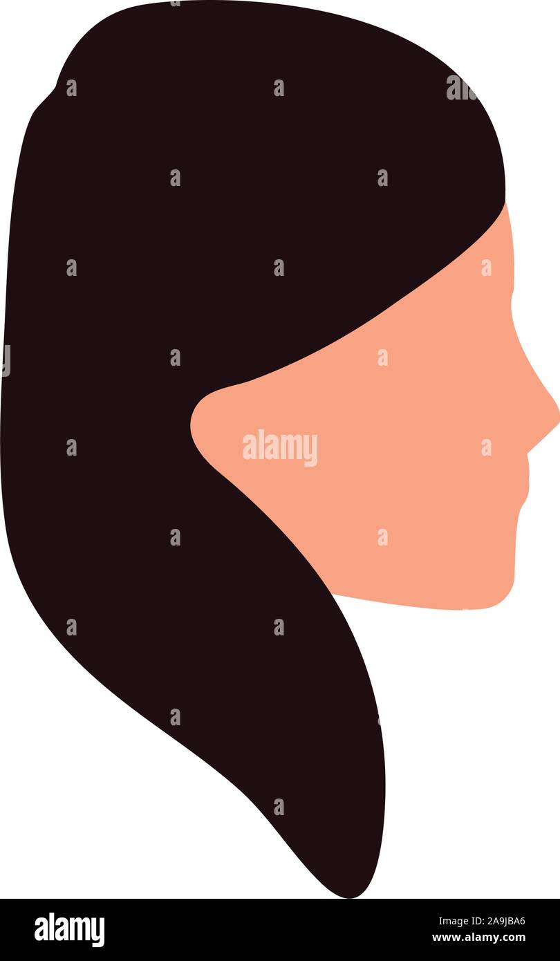 Isolated woman head vector design Stock Vector Image & Art - Alamy