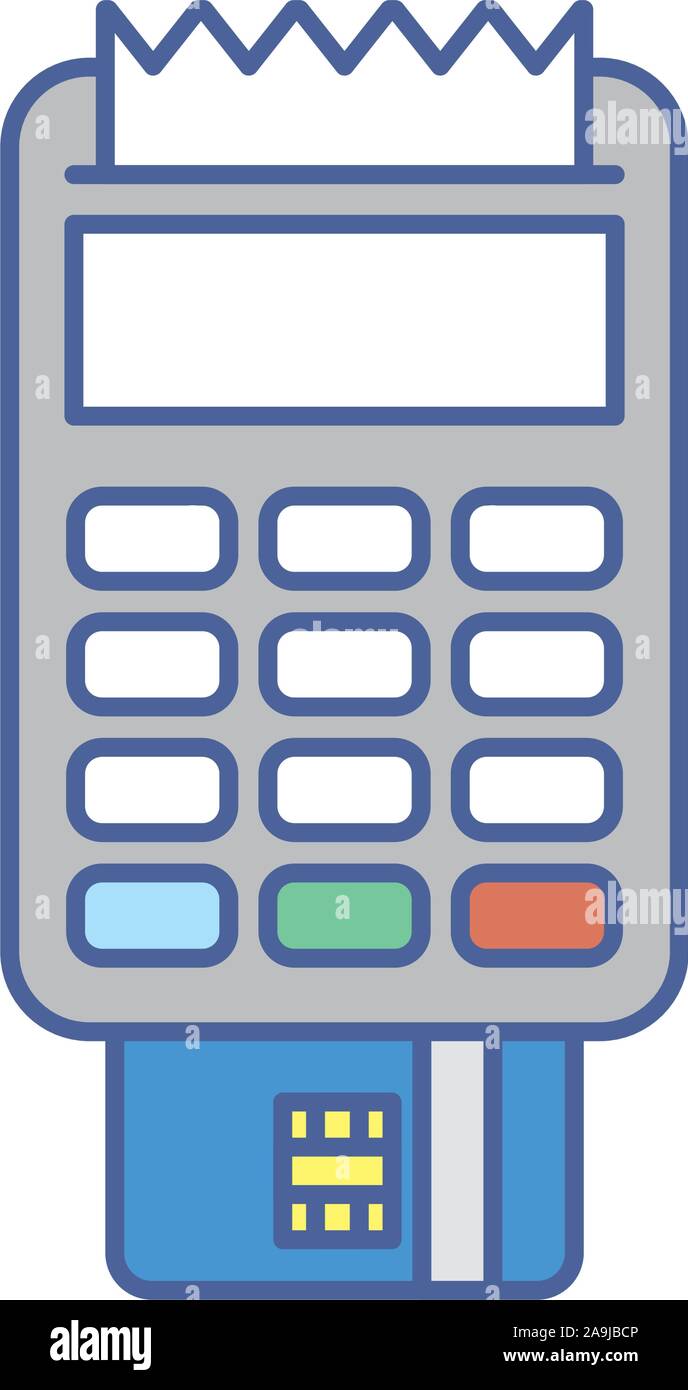 Voucher machine device credit Stock Vector Images - Alamy