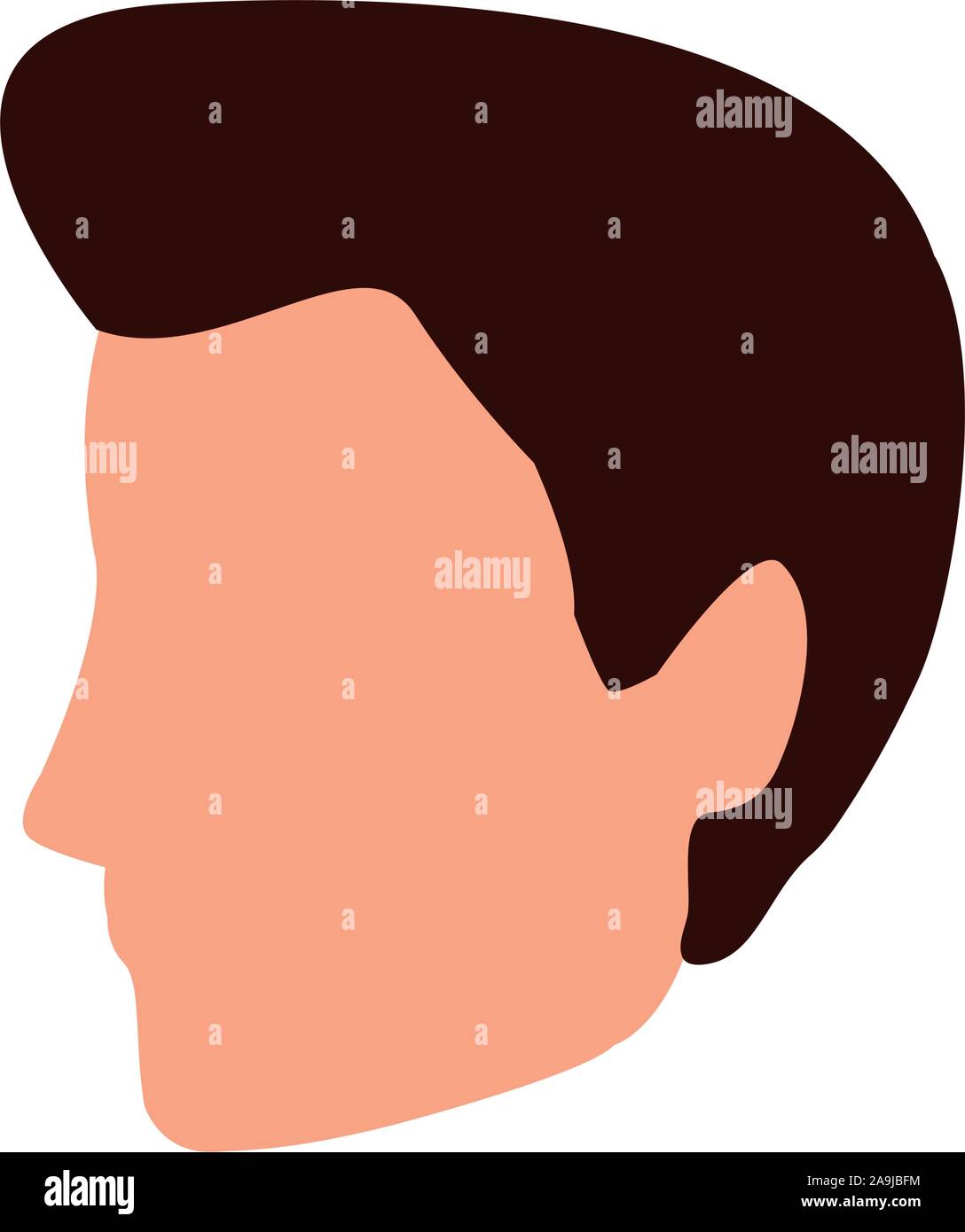Isolated man head vector design Stock Vector Image & Art - Alamy