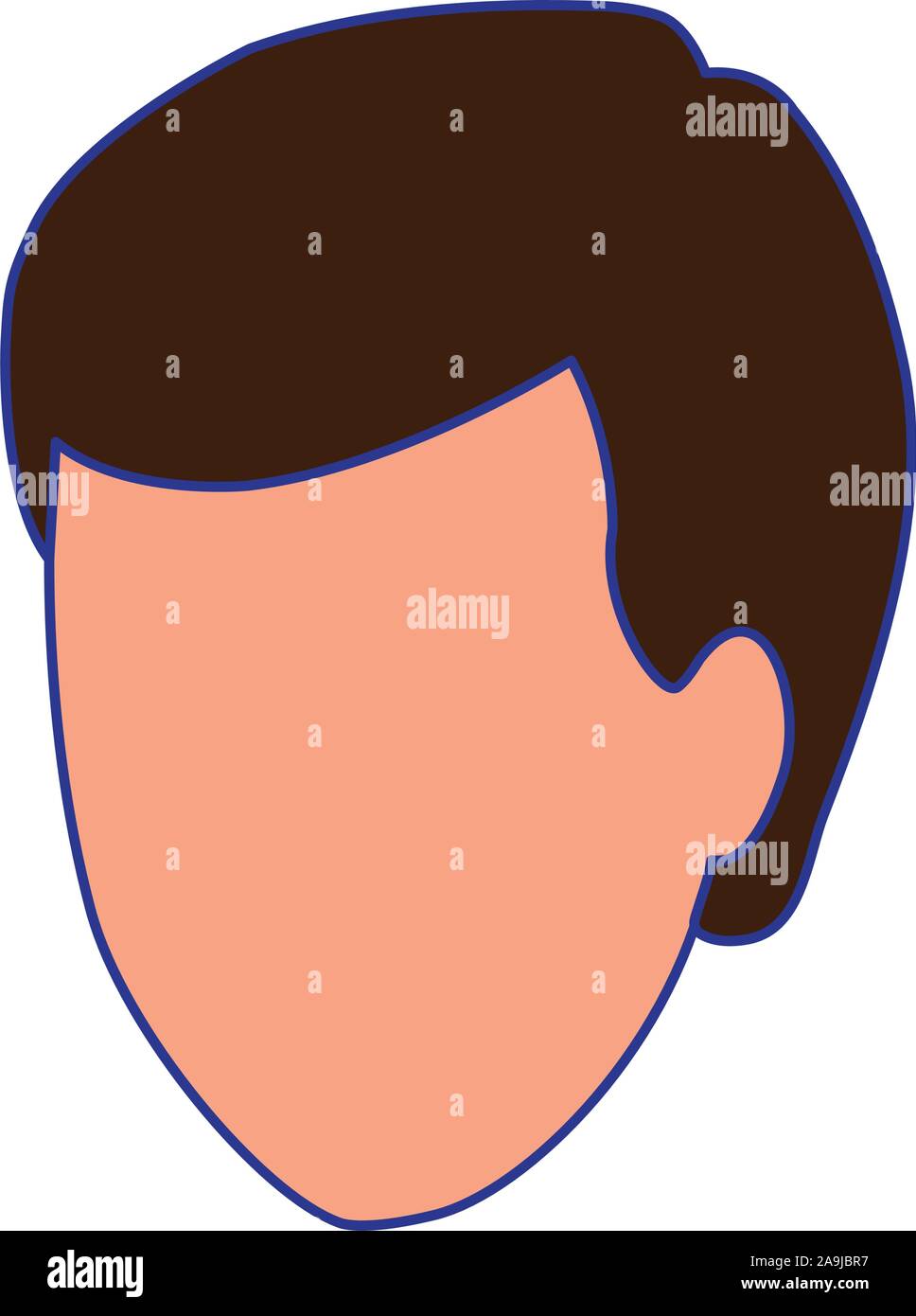 Isolated man head vector design Stock Vector Image & Art - Alamy