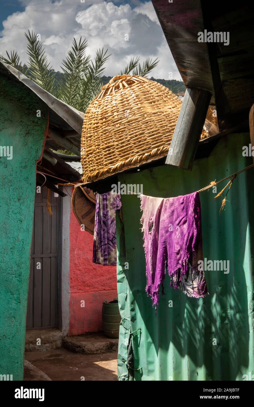 Ethiopia, East Hararghe, Harar, Harar Jugol, Old Walled City, washing ...