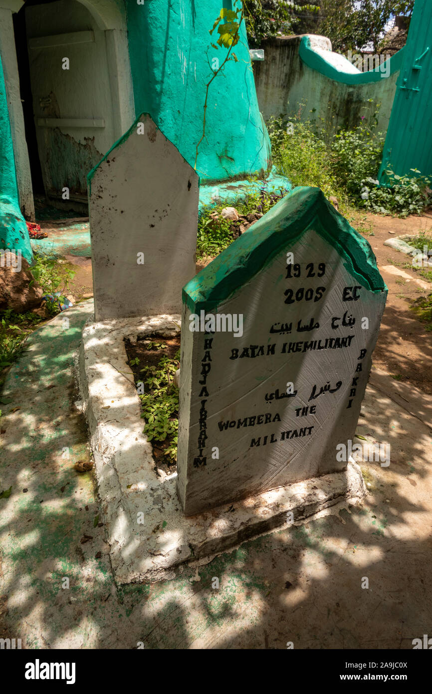 Ethiopia, East Hararghe, Harar, Harar Jugol, Old Walled City, Tomb of ...