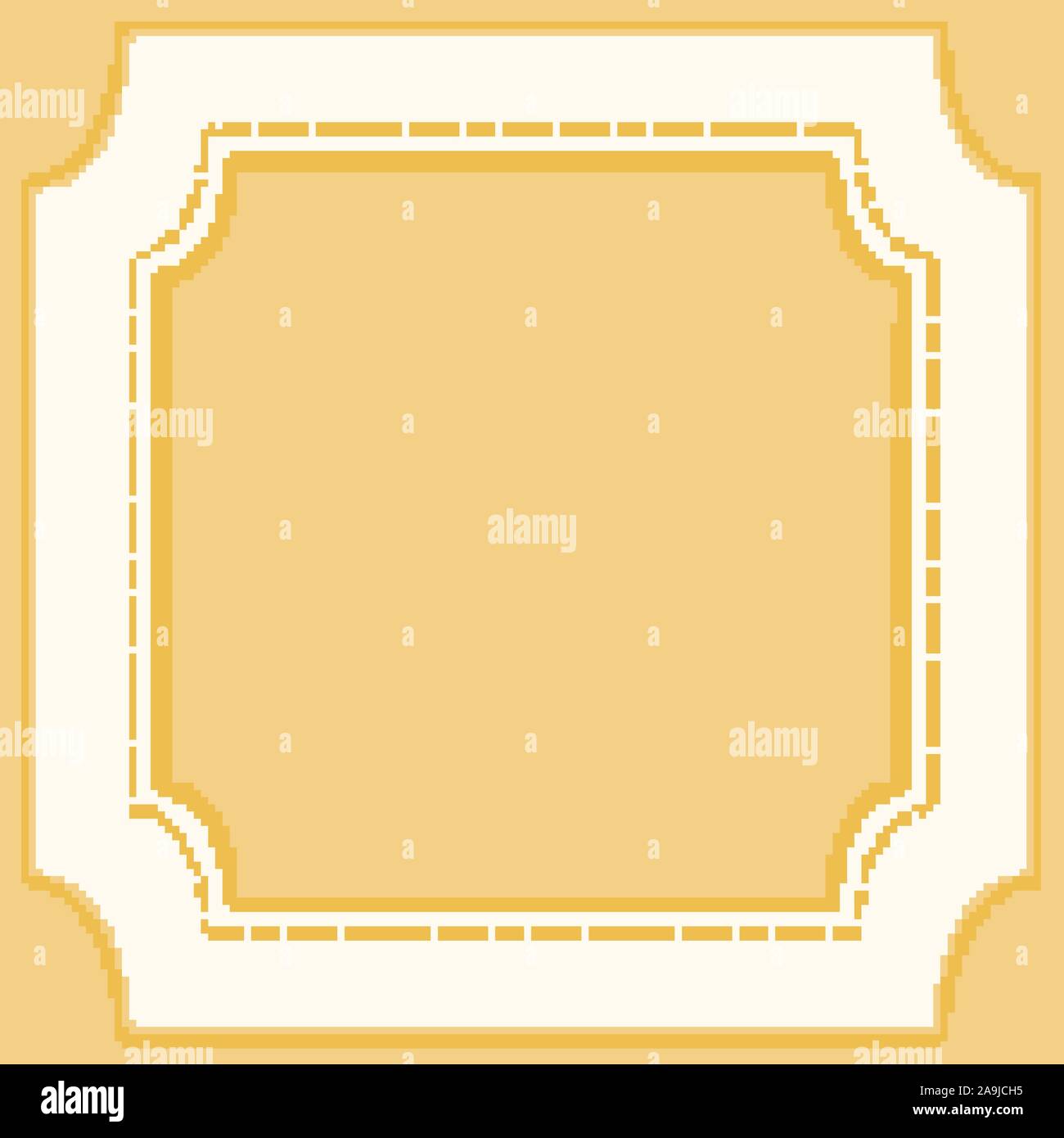 Yellow background with frame illustration Stock Vector Image & Art - Alamy