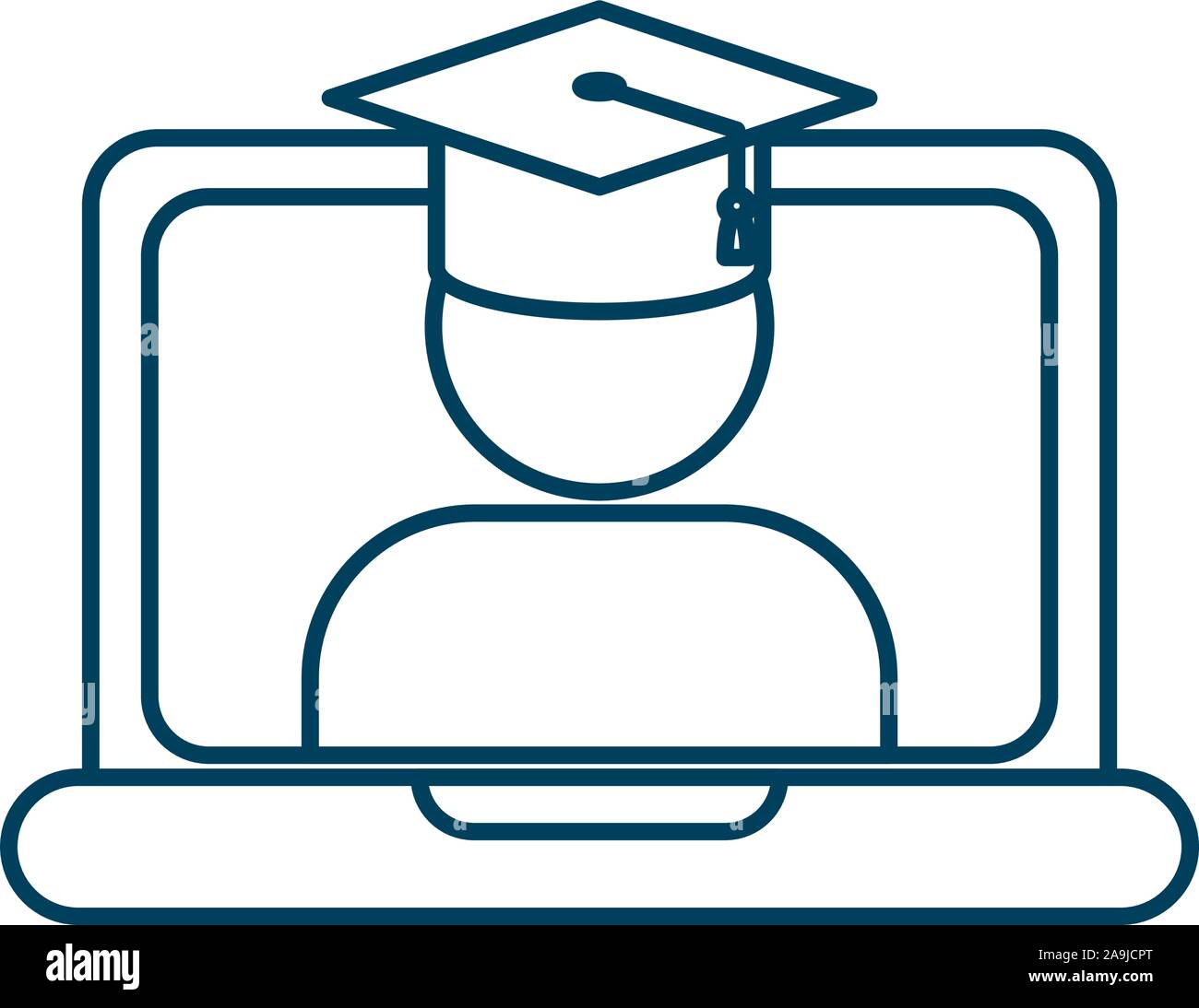 Laptop school uniform Cut Out Stock Images & Pictures - Alamy
