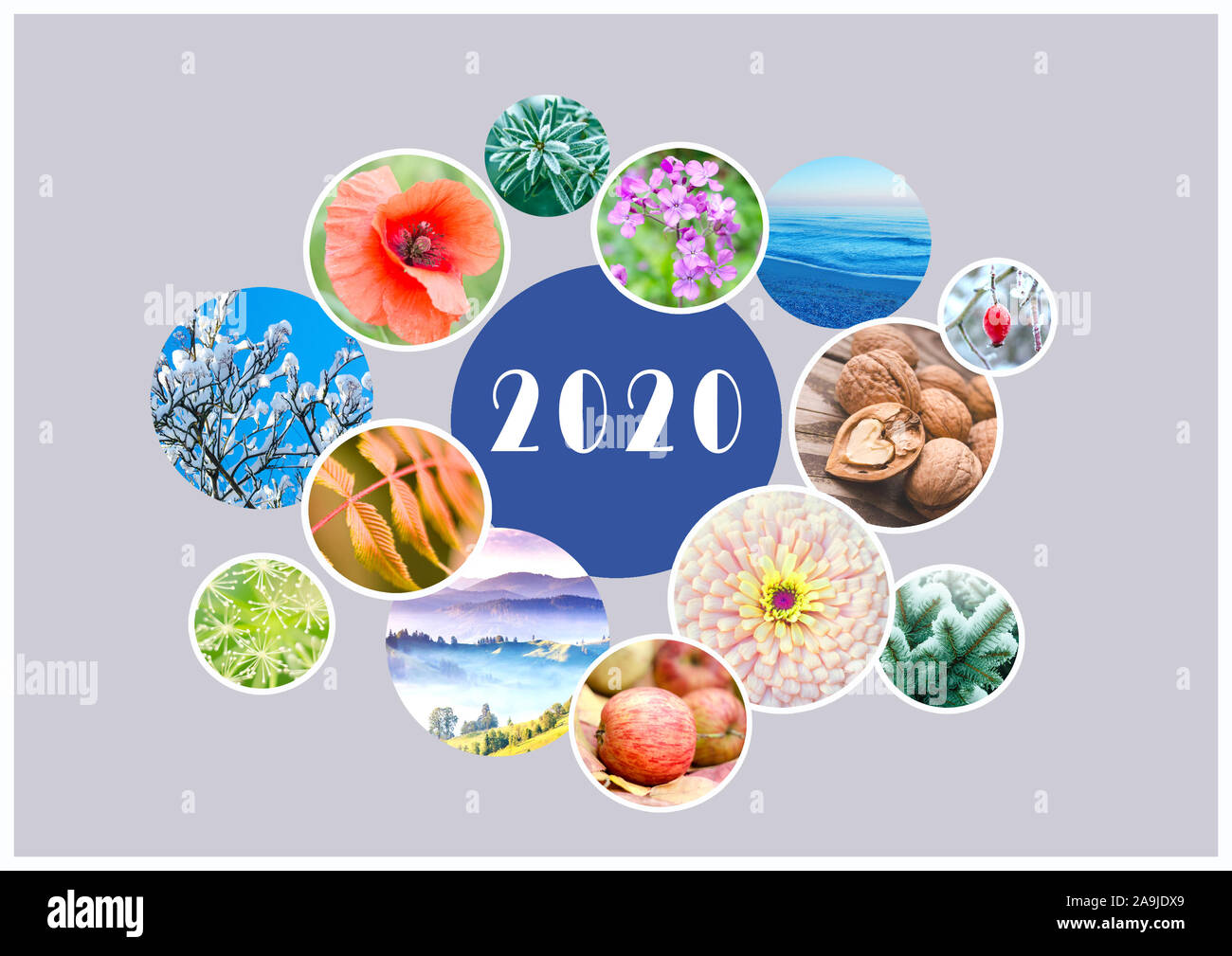 Fall foliage calendar Cut Out Stock Images & Pictures - Alamy