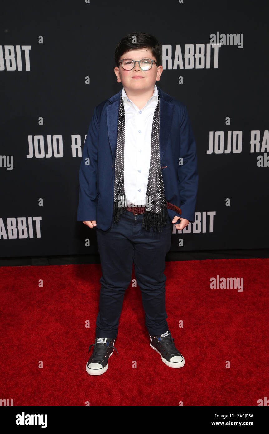 Premiere Of Fox Searchlights' "Jojo Rabbit" Featuring: Archie Yates ...