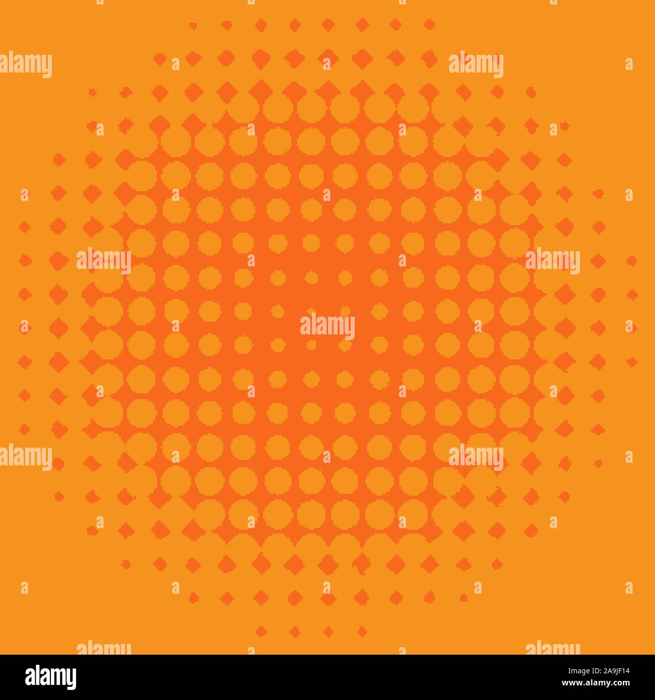 Background template design with orange dots illustration Stock Vector ...