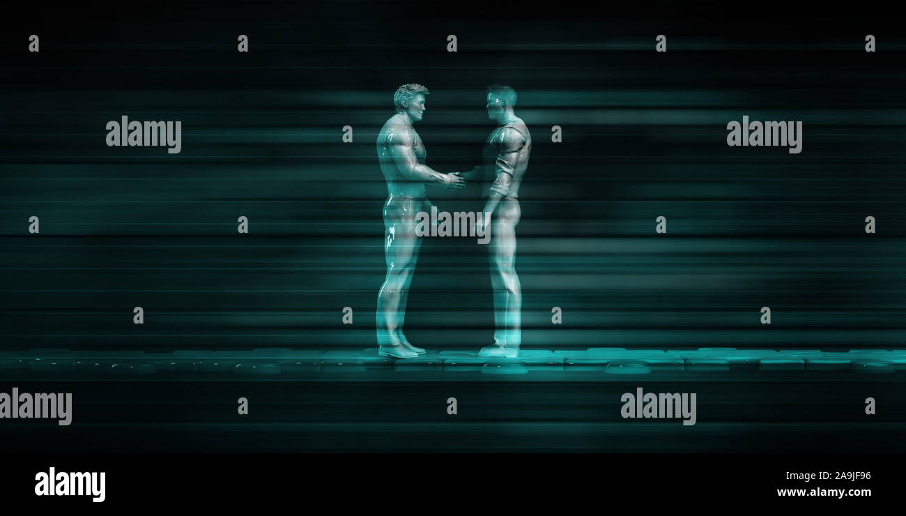 Business Handshake Abstract Background for Trust as Concept Stock Photo ...