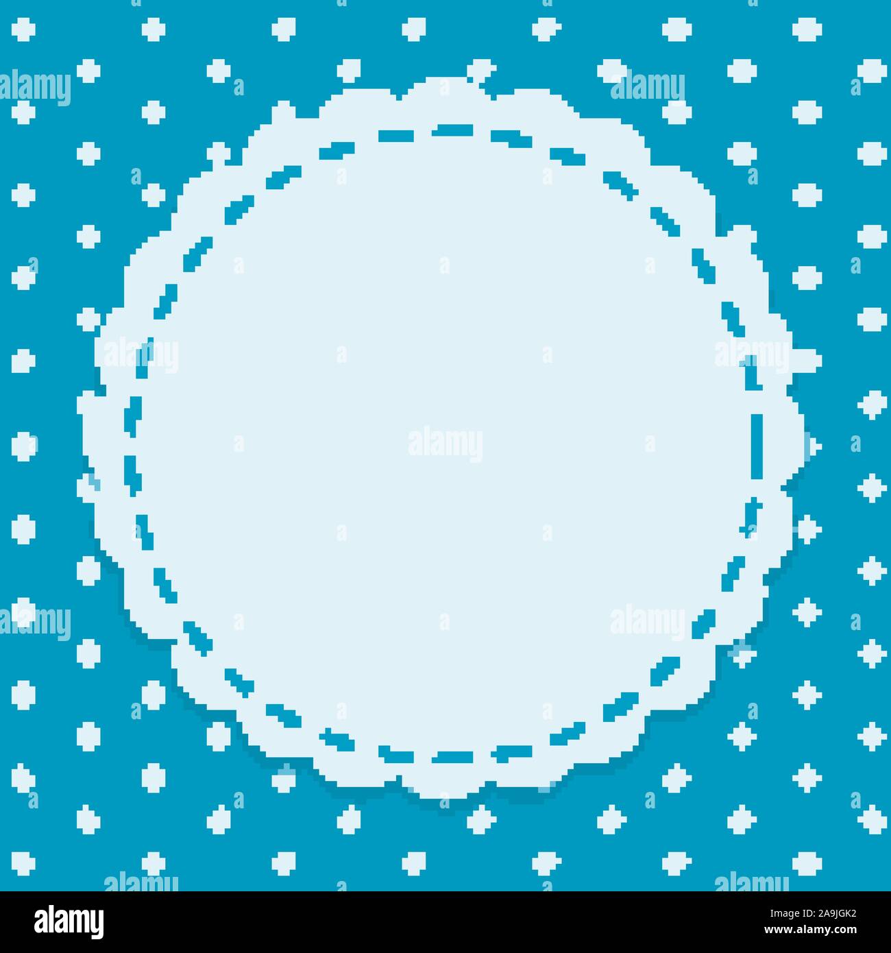 Background template with round frame illustration Stock Vector Image ...