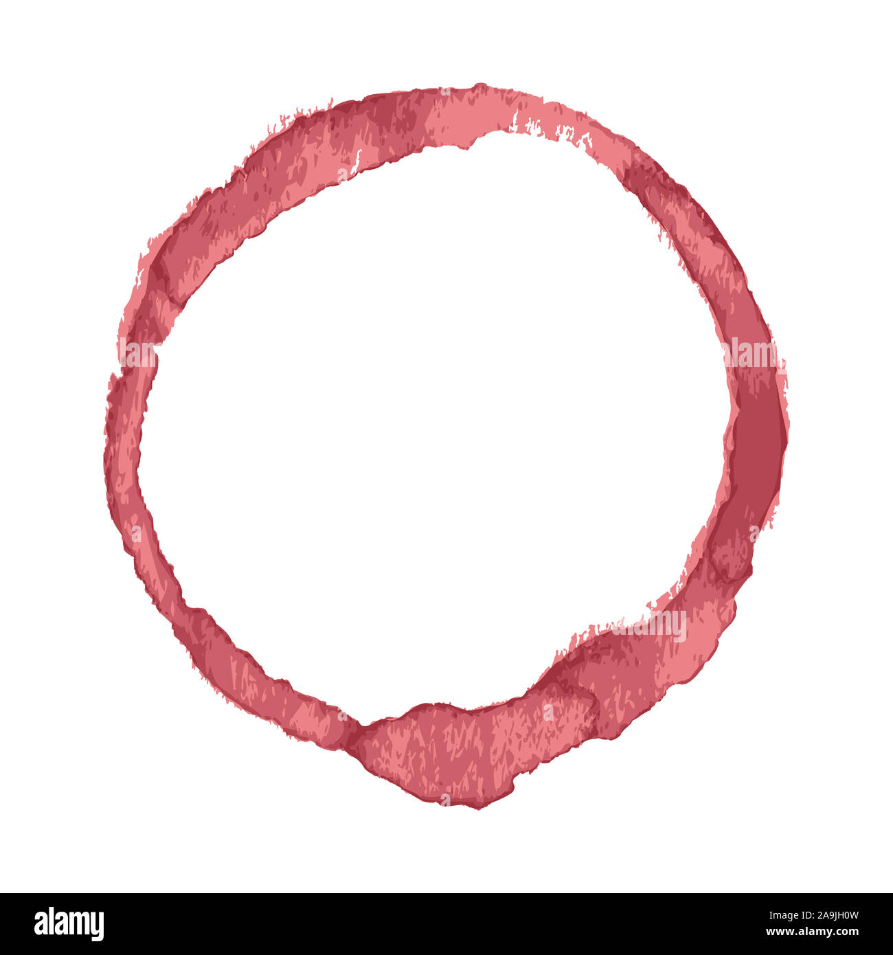 Wine stain on a white background. Vector illustration Stock Photo - Alamy
