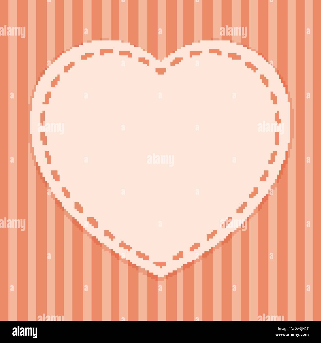 Background template with heart frame illustration Stock Vector Image & Art - Alamy