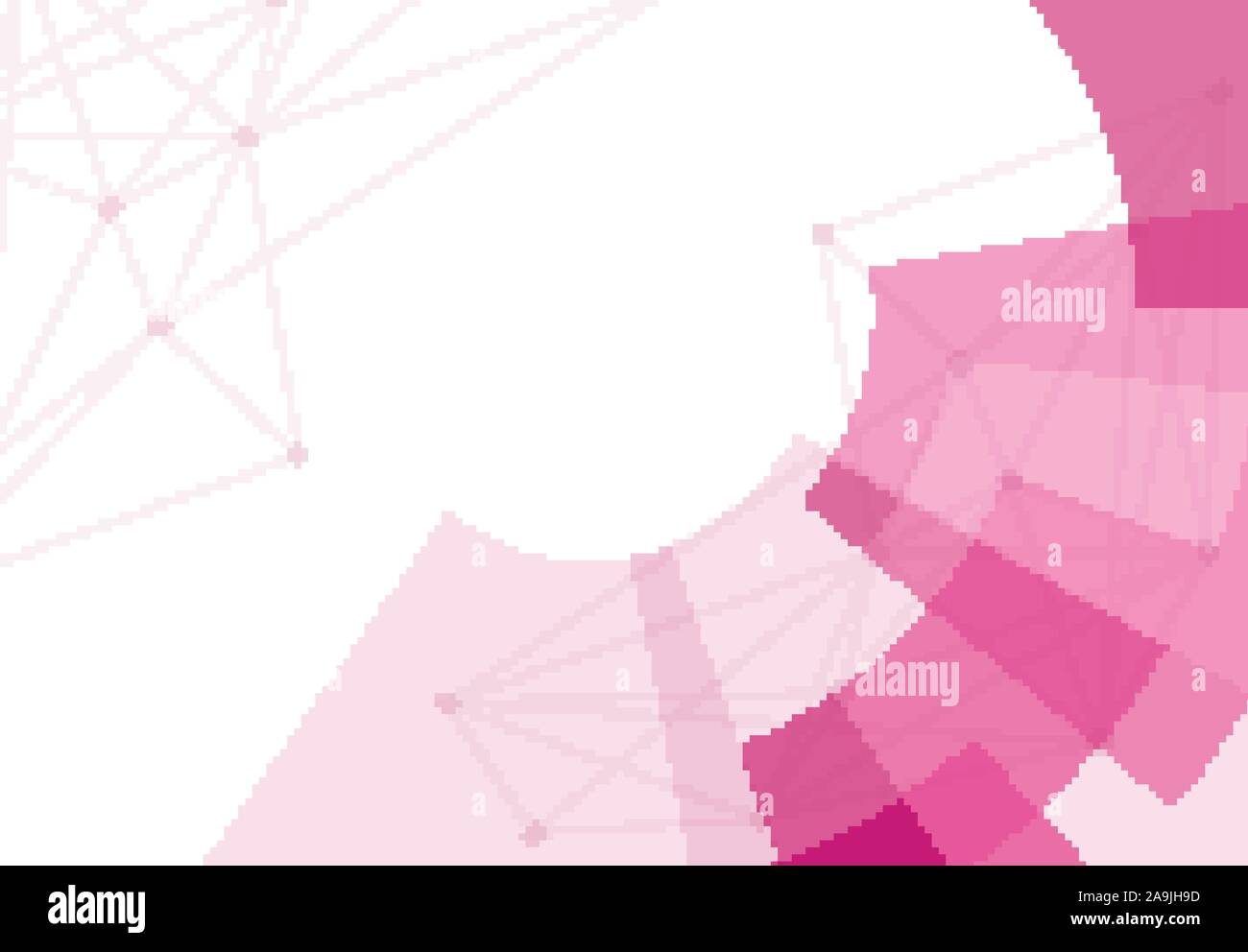 Background template with pink abstract patterns illustration Stock ...