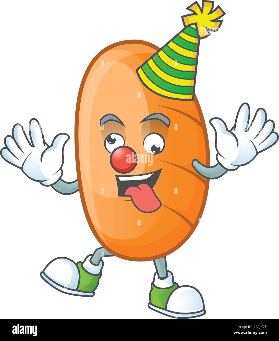 Delicious long loaf with the character clown Stock Vector Image & Art ...