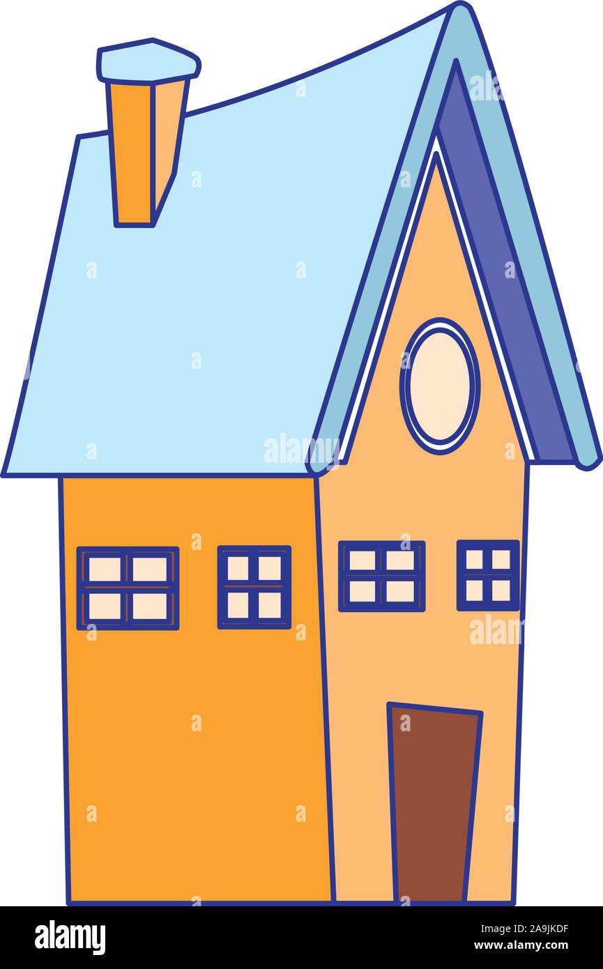 cartoon house icon, flat design Stock Vector Image & Art - Alamy