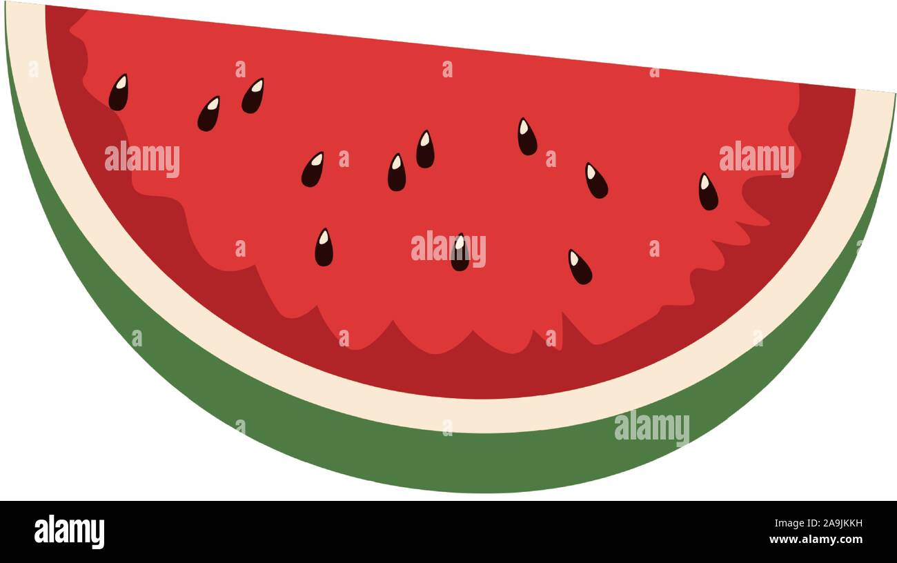 watermelon fruit icon, flat design Stock Vector Image & Art - Alamy