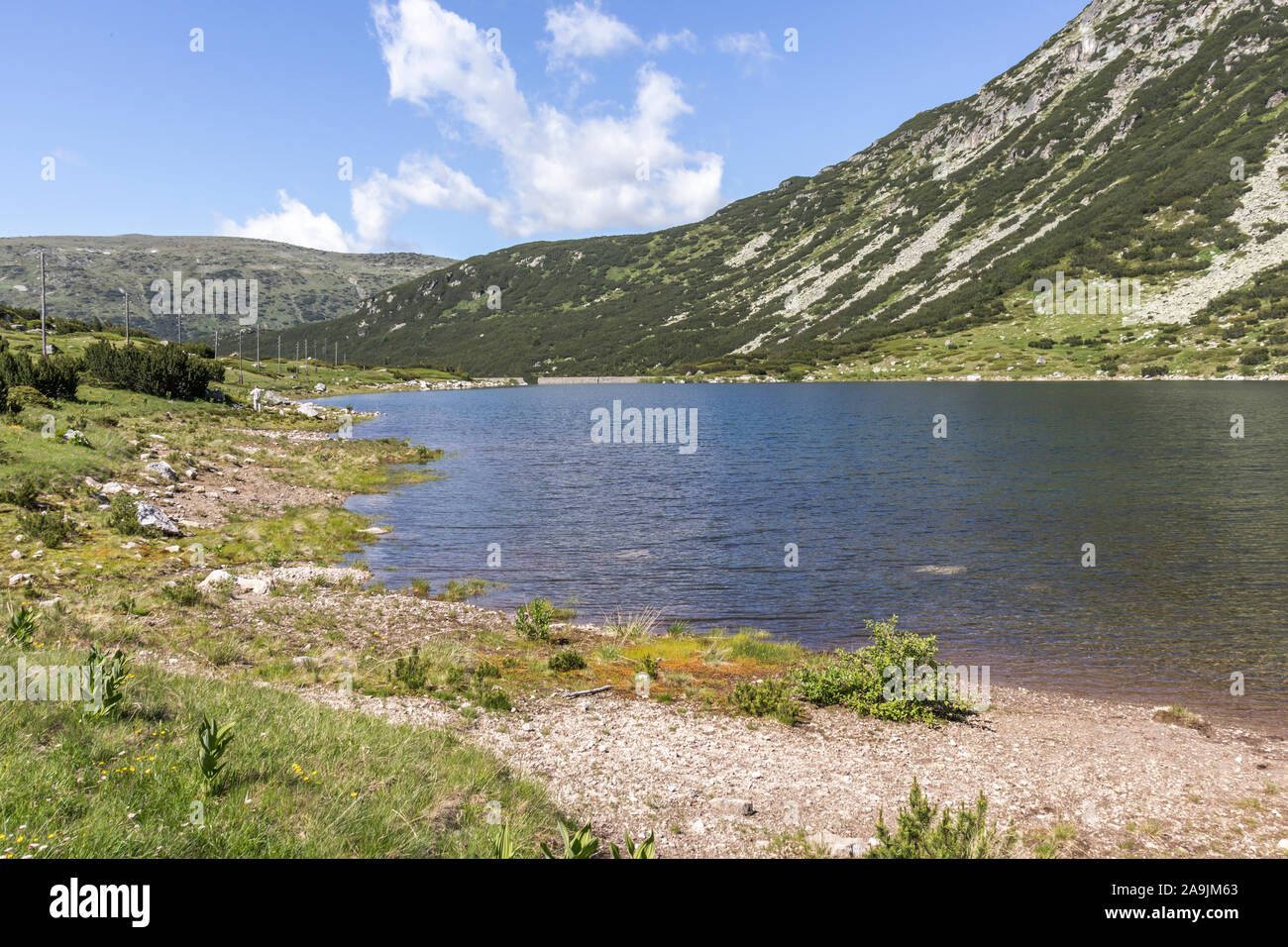 Landscape with The Lower Fish Lake (Ribni Ezera), Rila mountain, Bulgaria Stock Photo - Alamy