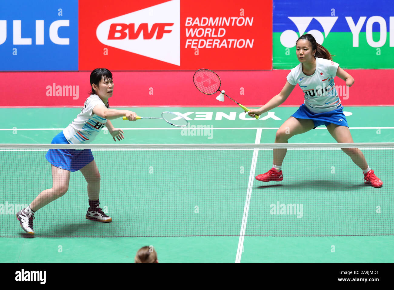Tokyo, Japan. 15th Nov, 2019. Asami Yamada & Kaede Kameyama (JPN ...