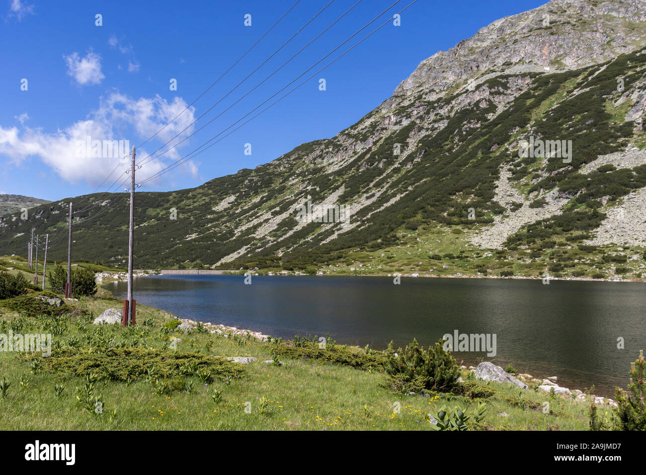 Landscape with The Lower Fish Lake (Ribni Ezera), Rila mountain, Bulgaria Stock Photo - Alamy