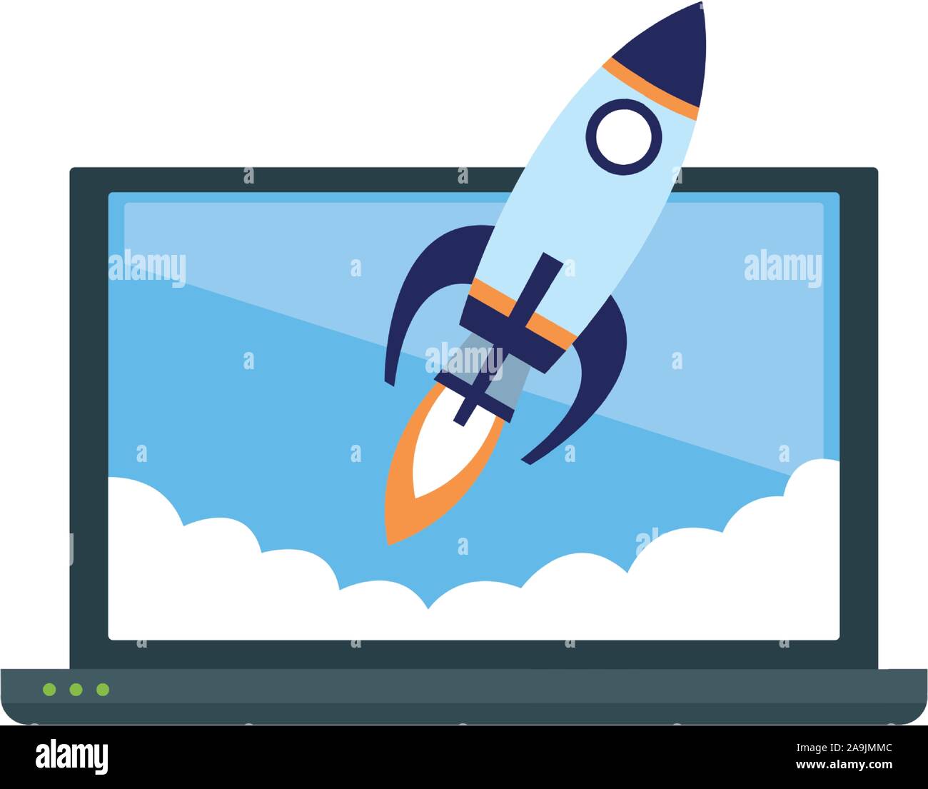 Rocket launch pad Stock Vector Images - Alamy