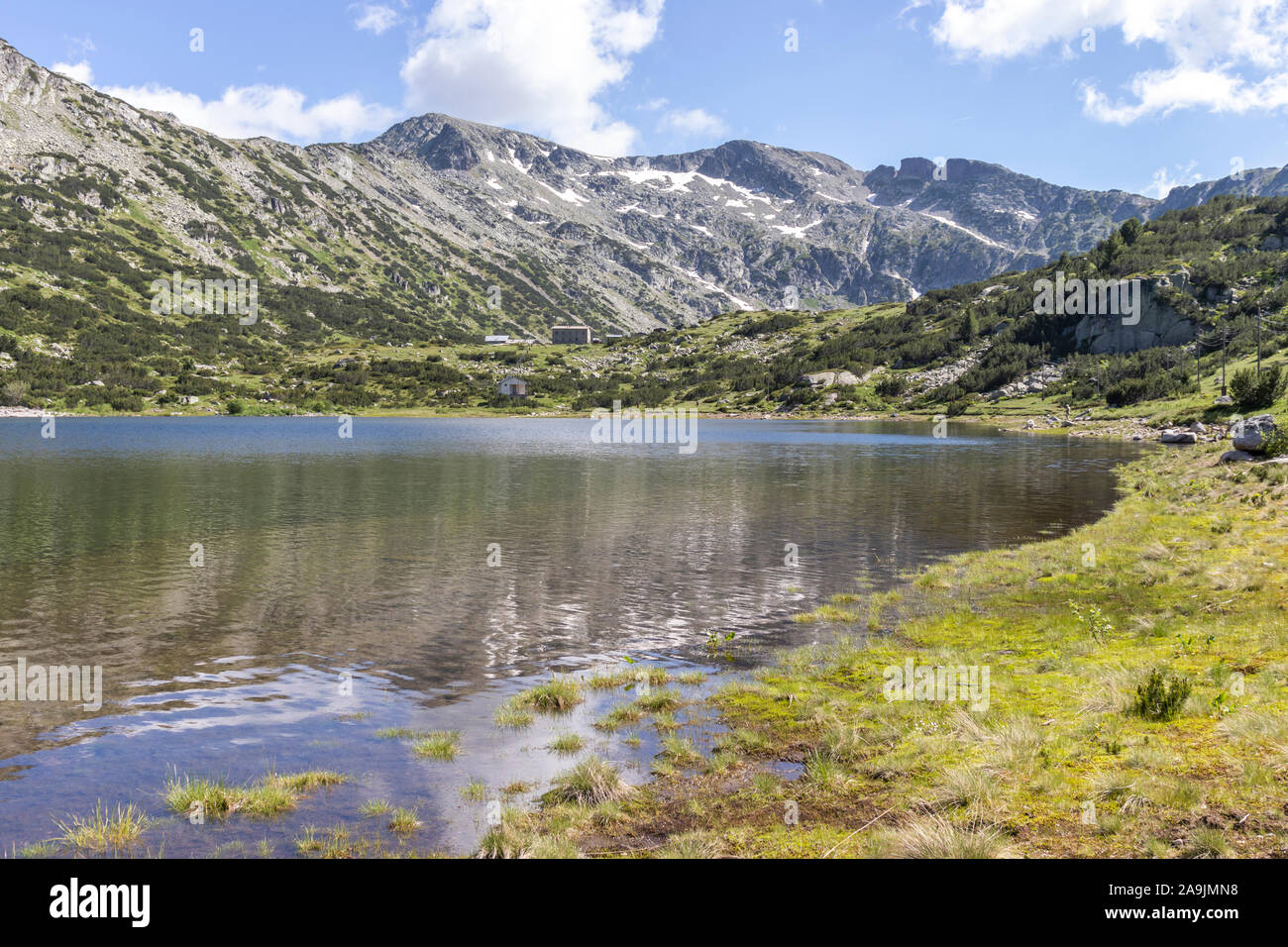 Landscape with The Lower Fish Lake (Ribni Ezera), Rila mountain, Bulgaria Stock Photo - Alamy