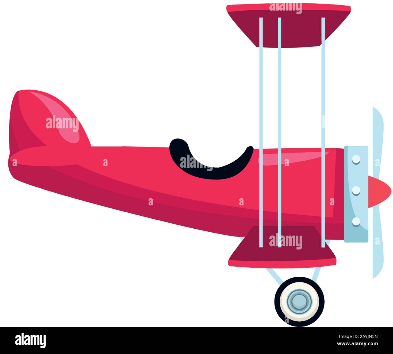 light aircraft icon, flat design Stock Vector Image & Art - Alamy