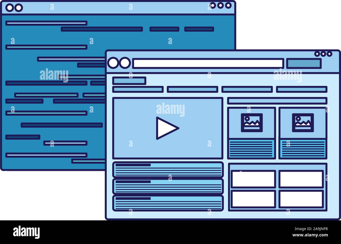 web windows interface icon Stock Vector Image & Art - Alamy