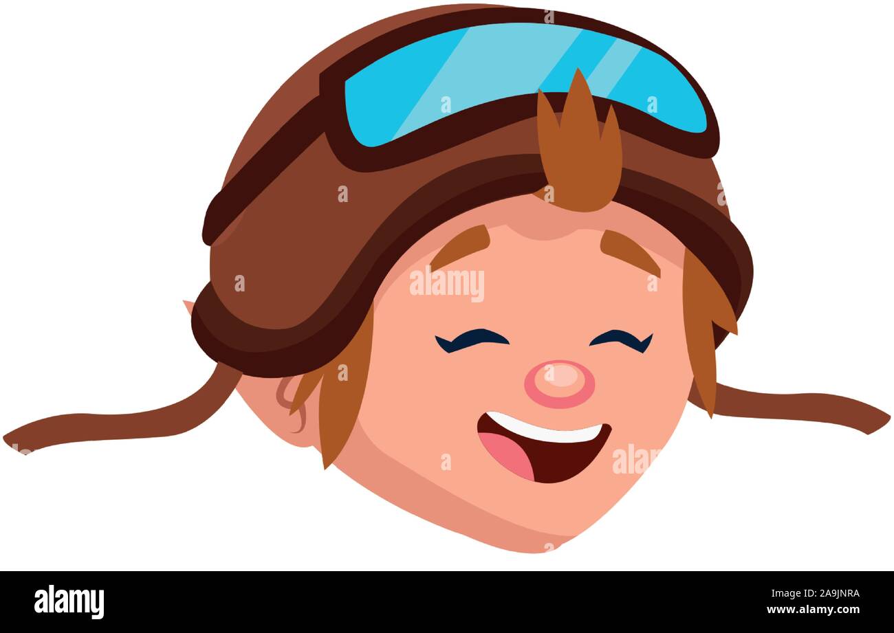 Boy aviator hat Stock Vector Images - Alamy