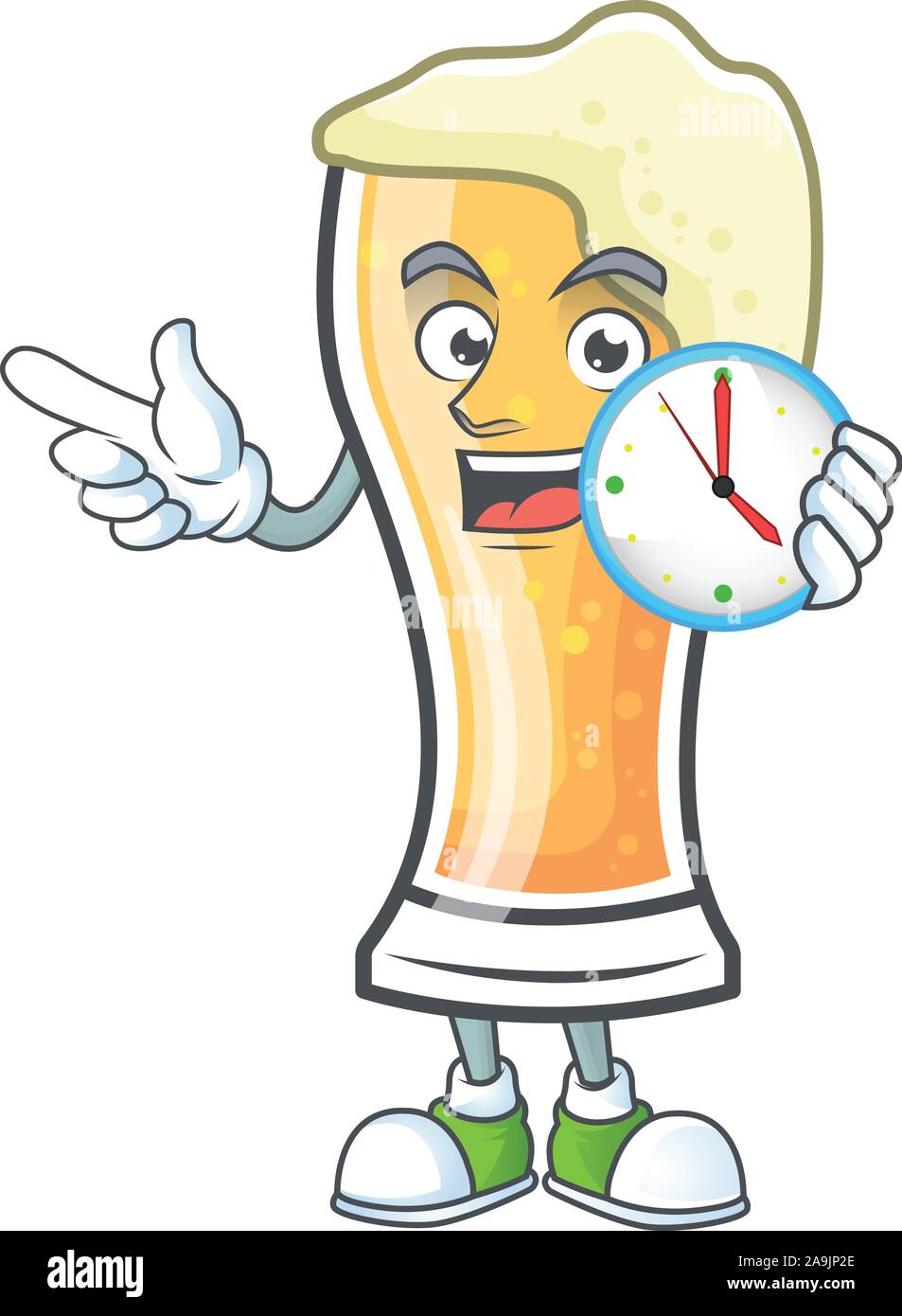 Drunk clock Cut Out Stock Images & Pictures - Alamy