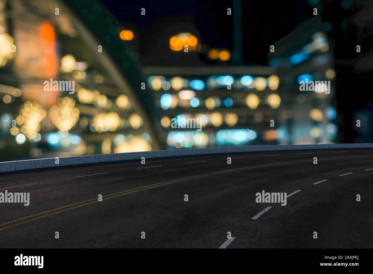 Asphalt road and urban building of Suzhou, driveway and road. City road ...