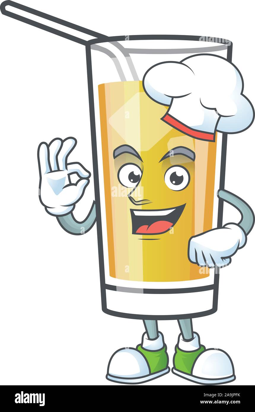 Cartoon apple cider with the character chef Stock Vector Image & Art ...