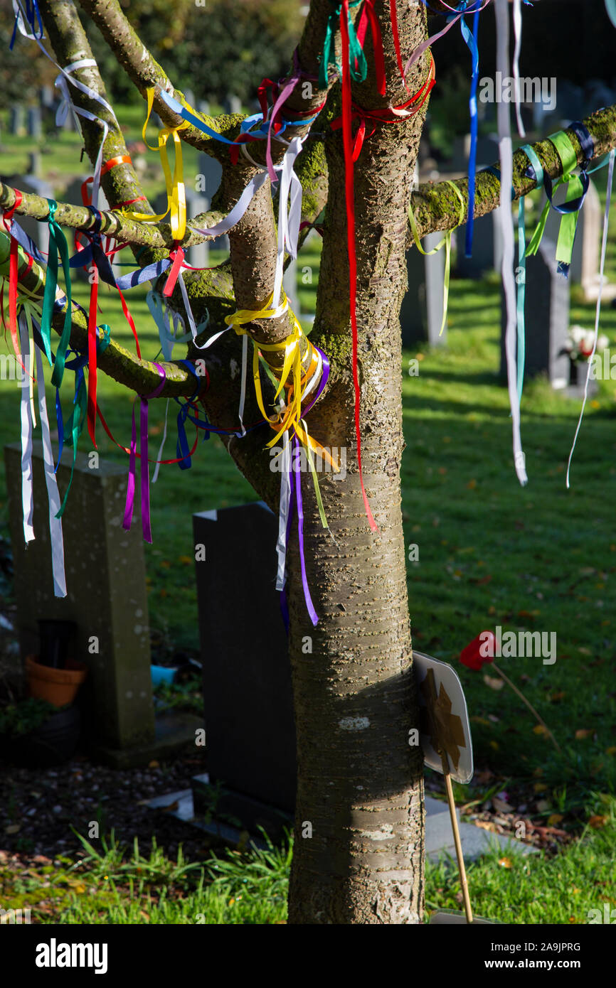 Prayer ribbon hi-res stock photography and images - Alamy