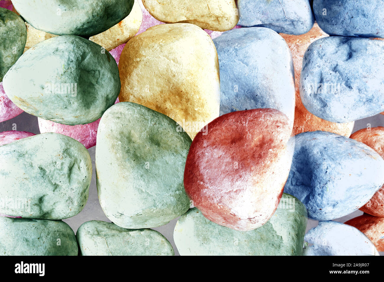 Stones collection various colors, negative photo bacgkround texture ...