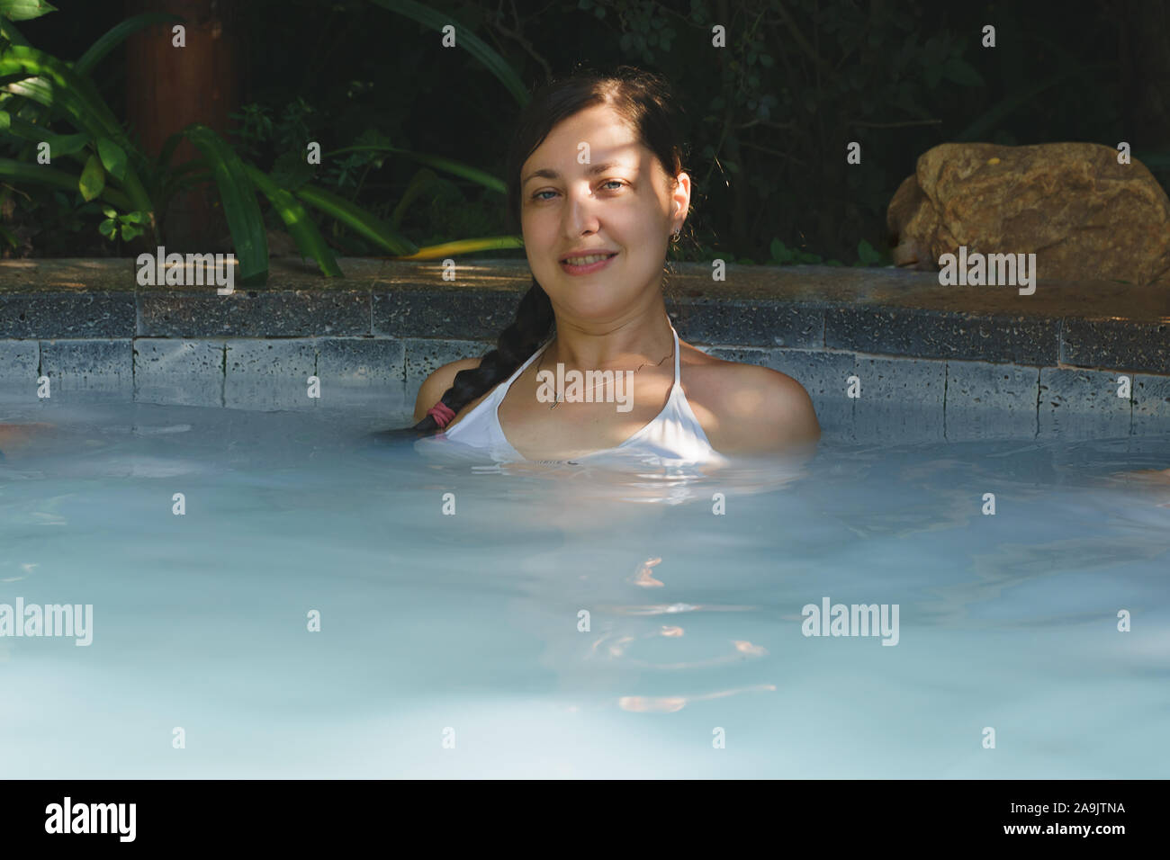 Spa pool jungle hi-res stock photography and images - Alamy