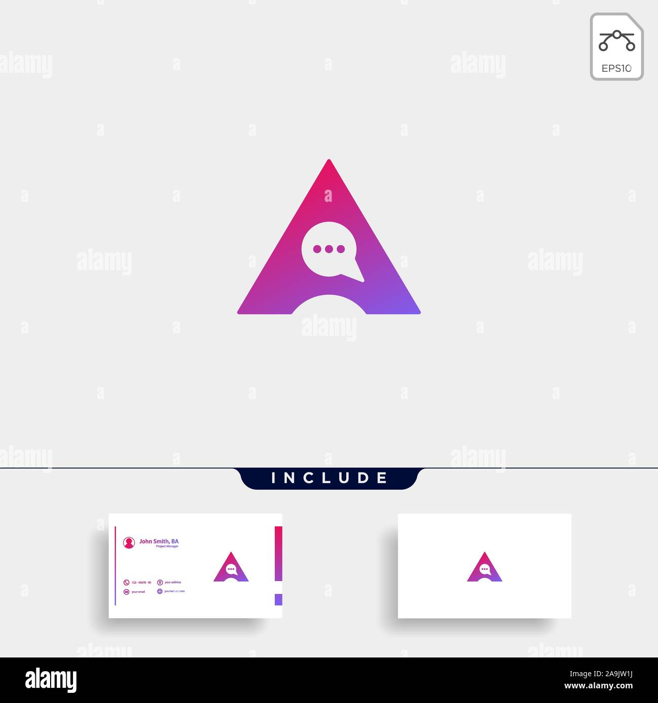 Triangle vector design Stock Vector Images - Alamy