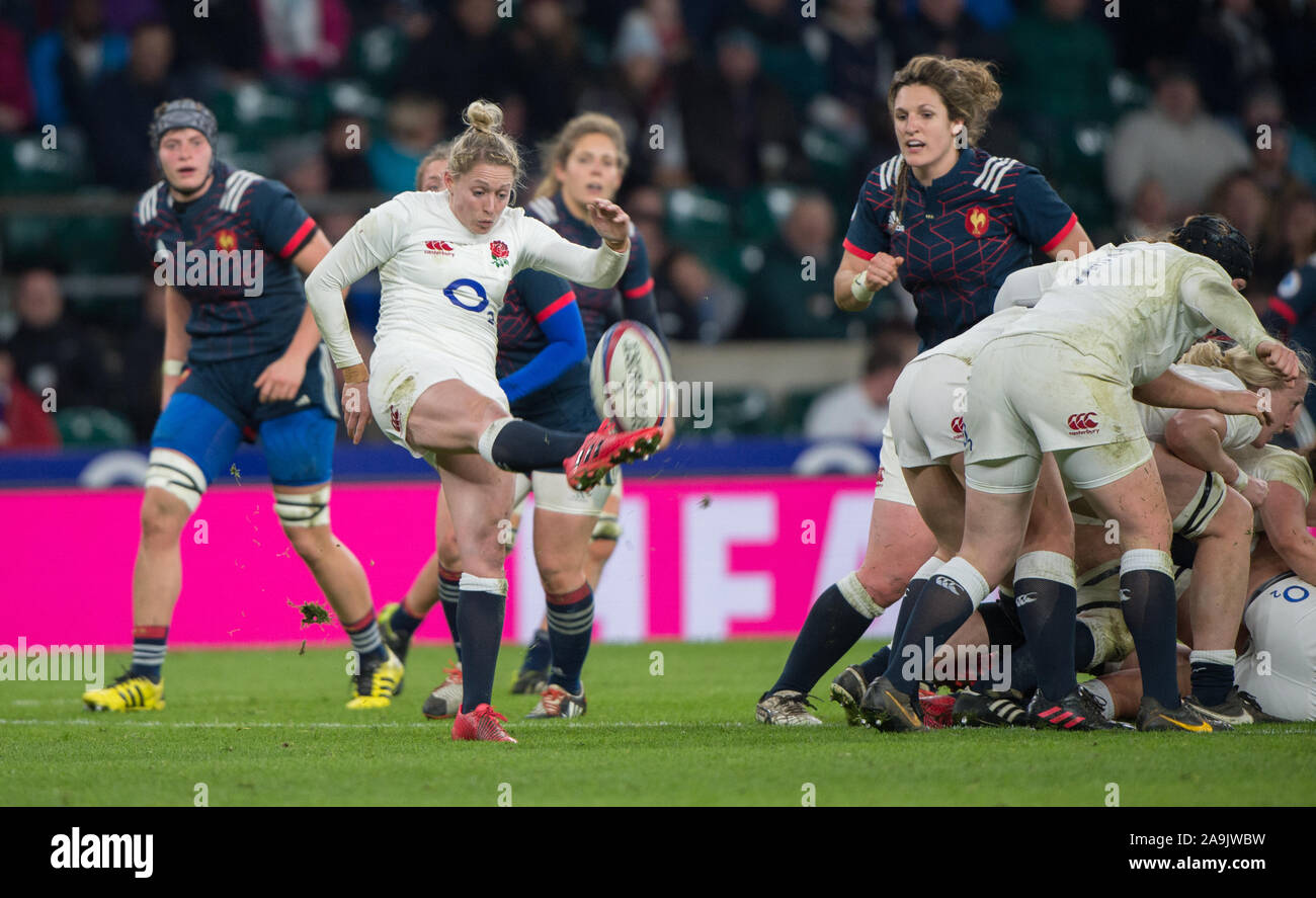England women vs france women at the rfu stadium hi-res stock ...