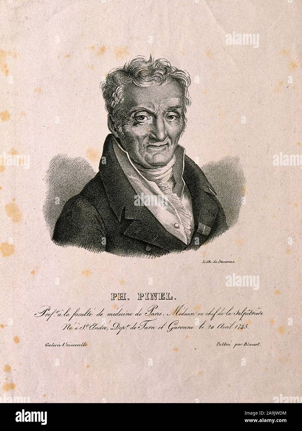 Pinel Philippe High Resolution Stock Photography and Images - Alamy