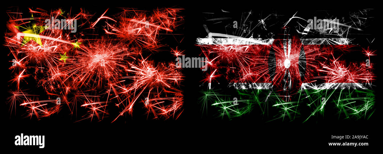 China, Chinese vs Kenya, Kenyan New Year celebration travel sparkling ...